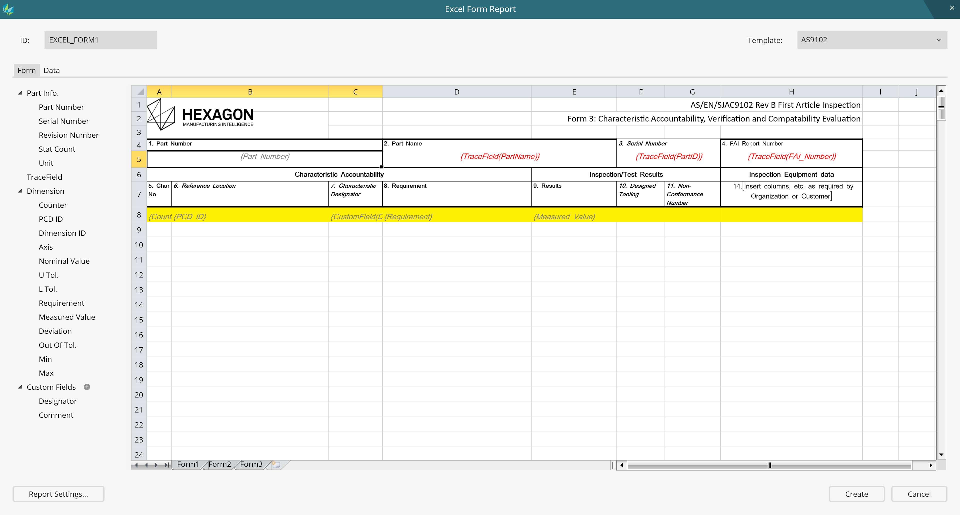 What's New in PC-DMIS 2019 R1? Excel Form Report