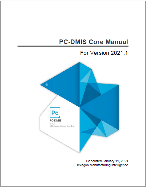 PC-DMIS 2021.1 Core Manual