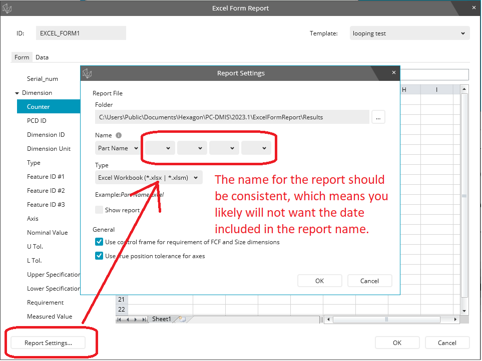 PC-DMIS Tips & Tricks: Looping an Excel Form Report