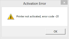 Printing to PDF Converter fails with a "Printer not activated, error ...