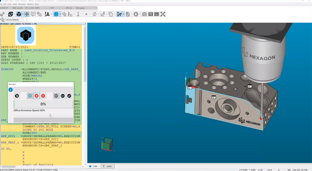 What’s new in PC-DMIS 2023.2? Offline animation speed control